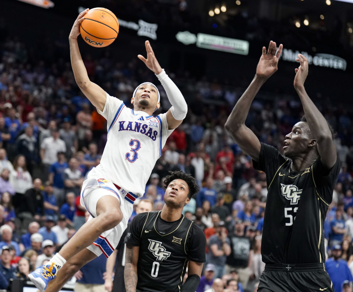 Photo Gallery: Kansas holds the line to beat UCF, 98-94 in OT - KU Sports